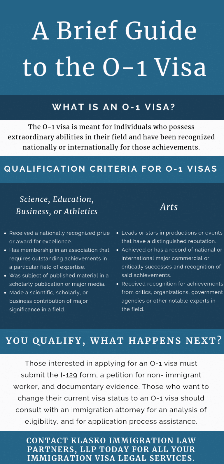 O-1 visa: What You Needs to Know - Klasko Law