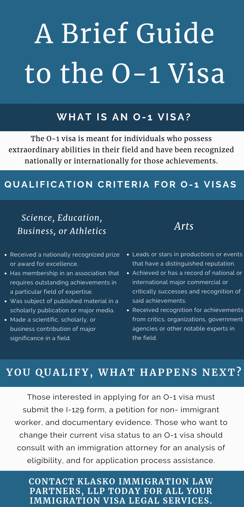 O-1 visa: What You Needs to Know - Klasko Law