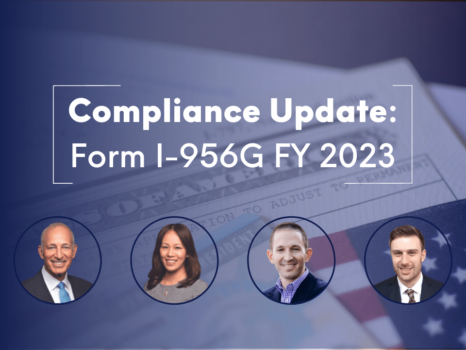 EB5AN & Klasko Webinar: Regional Center Compliance Update on Form I-956G FY 2023 - Klasko ...